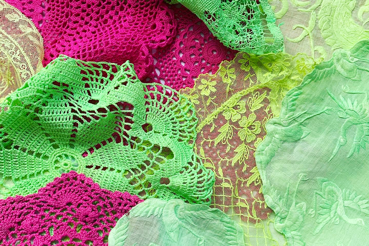 Neon Lace Company Injects Hudson Valley Tablescapes With Lite-Brite Color