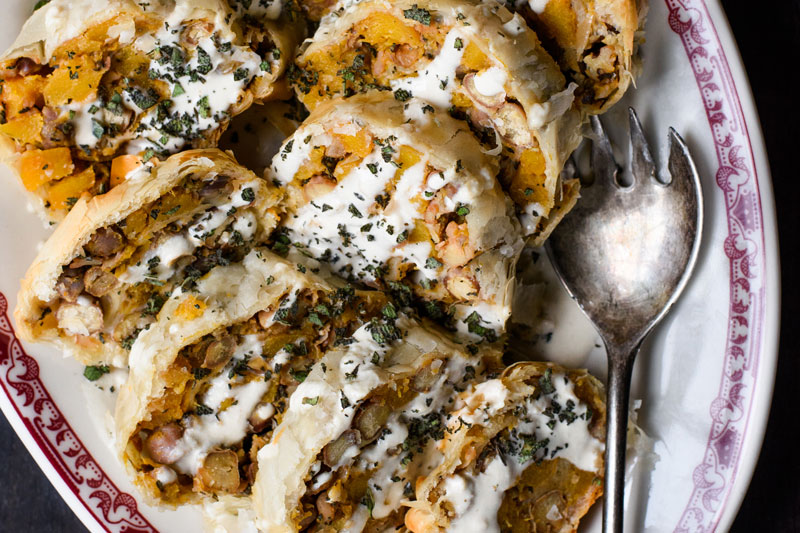 This Vegan Butternut Harvest Roll Recipe Is Comfort on a Plate