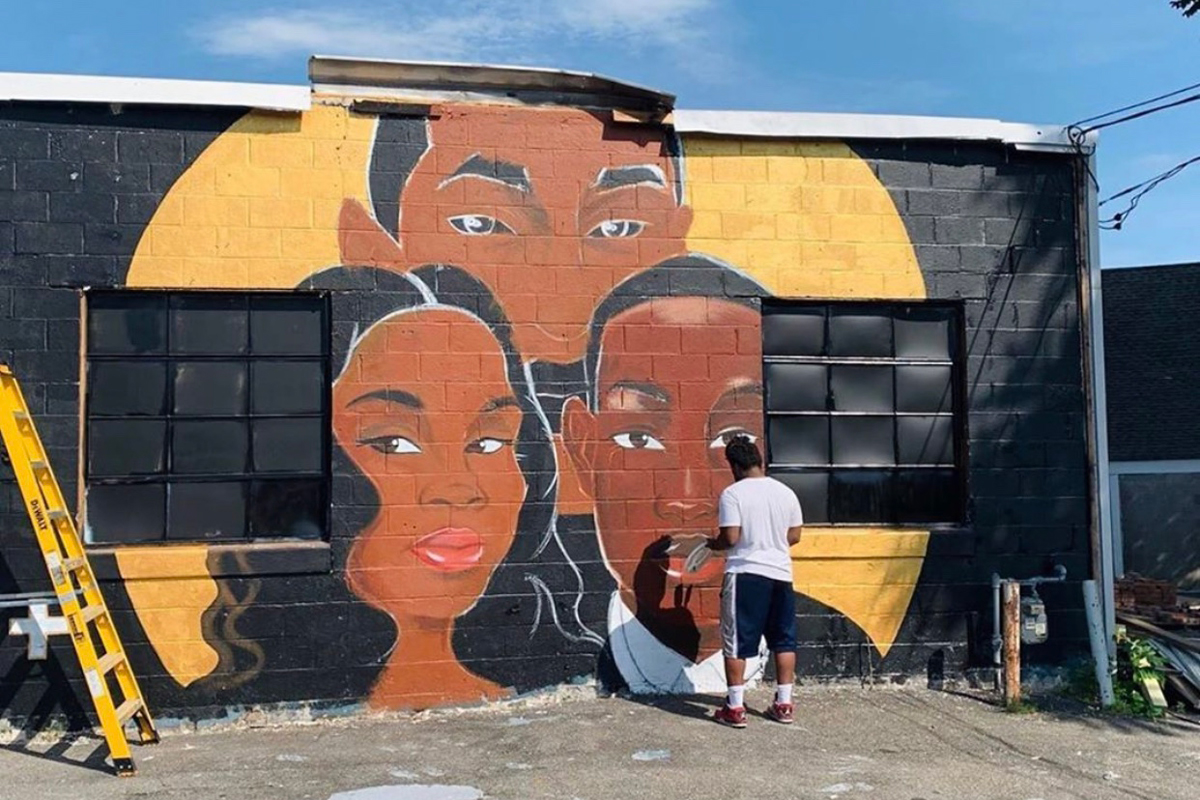 A Kingston Mural Pays Tribute to the Local Black Lives Matter Movement