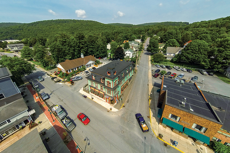 Aerial Tour of Kaaterskill Falls and Our Favorite Catskill Towns (VIDEO)